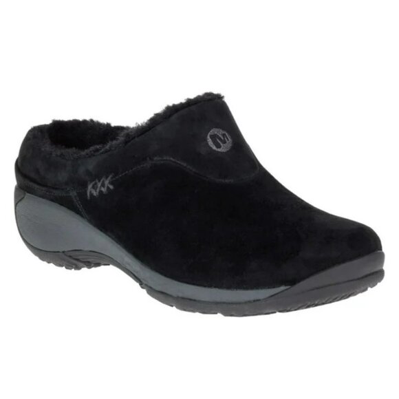 Merrell | Shoes | Merrell Encore Ice J59844 Black Suede Leather Lined ...